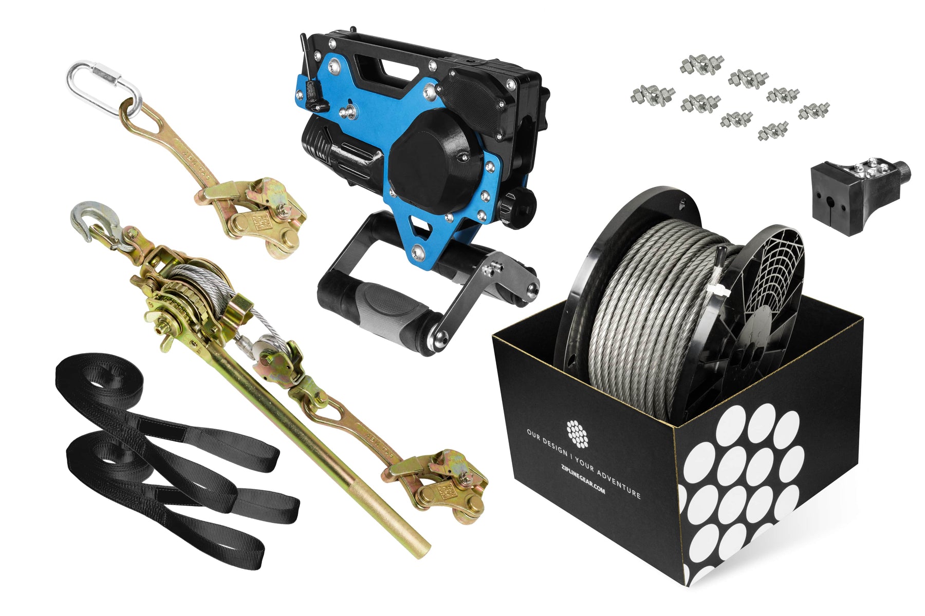 Rogue Series – Up to 500 ft Pro Zip Line Kit | ZIPLINEGEAR™