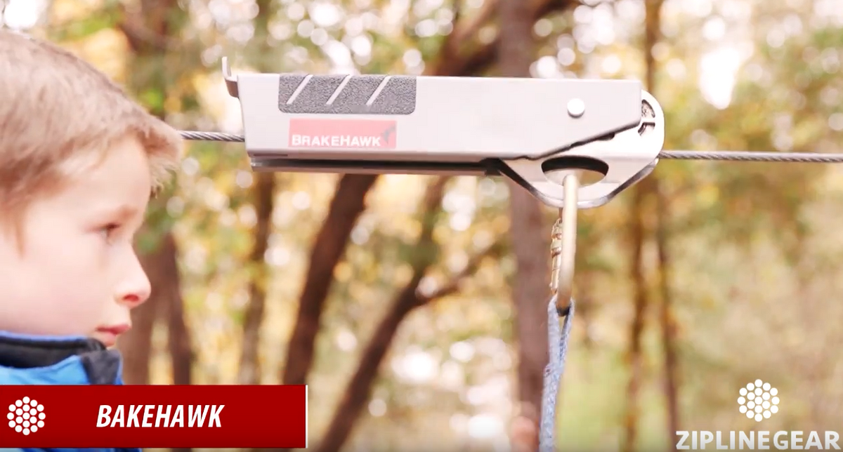 BrakeHawk Zip Line Brake: Spring Adventure Ready